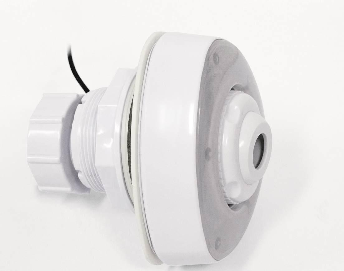 Einlaufdüse mit LED Beleuchtung Einströmdüse für Stahlwandbecken Poolbeleuchtung